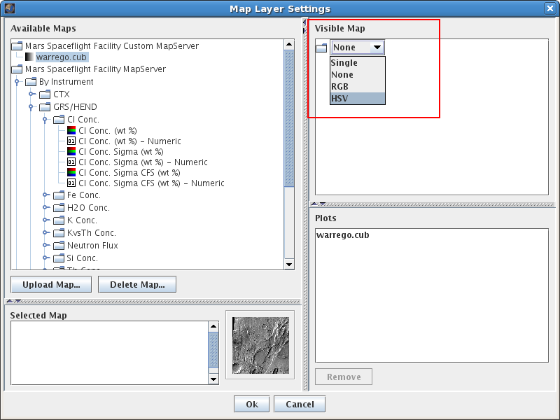 Advancedcustom Maps Jmars Java Mission Planning And Analysis For