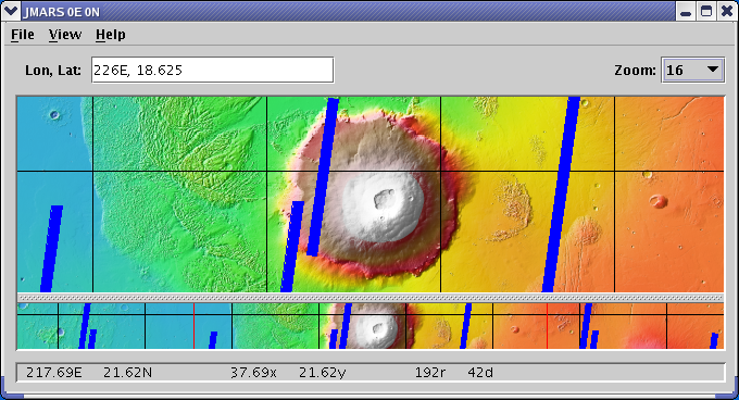Thermal Emission Imaging System Themis Planned Observations Stamp